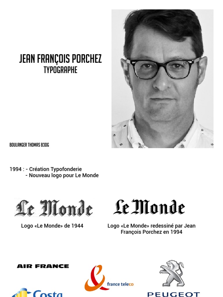 Exposé Jean François Porchez | PDF