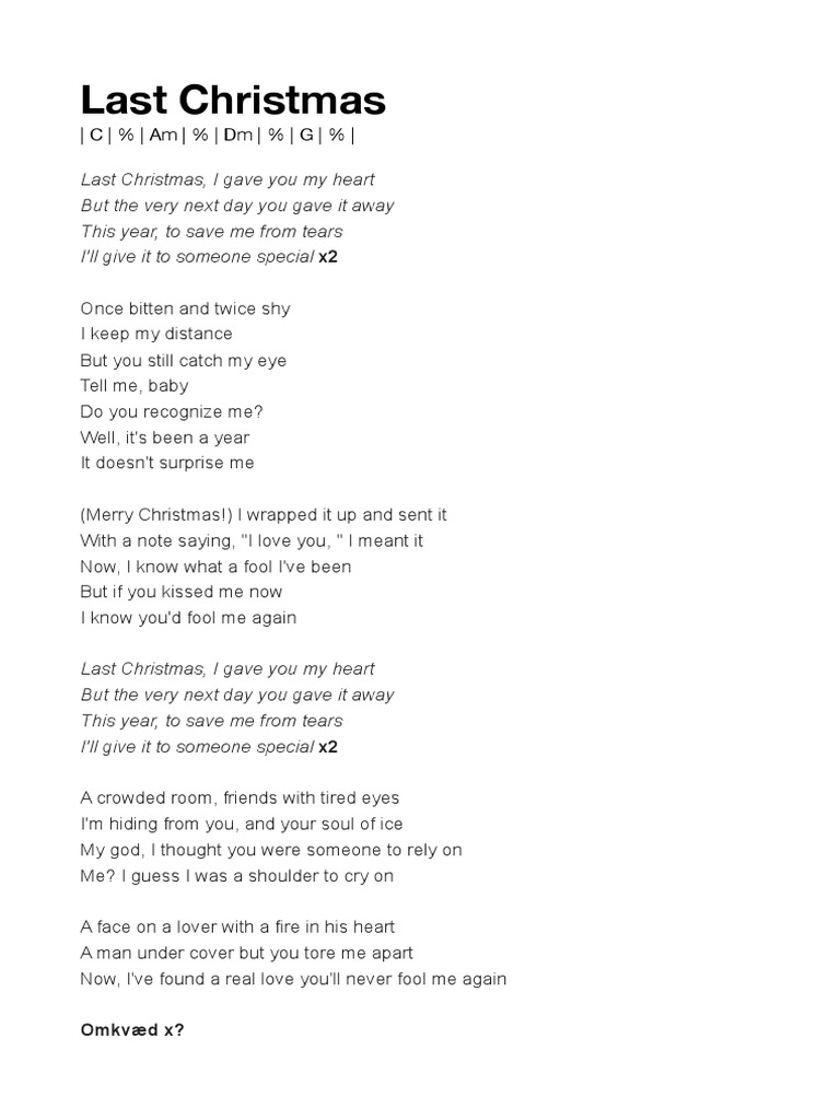 Last Christmas | PDF
