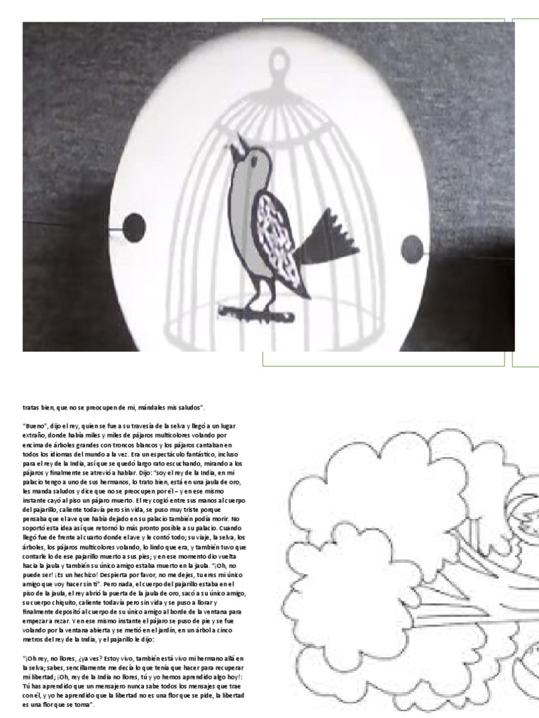 El pájaro enjaulado y su libertad | PDF
