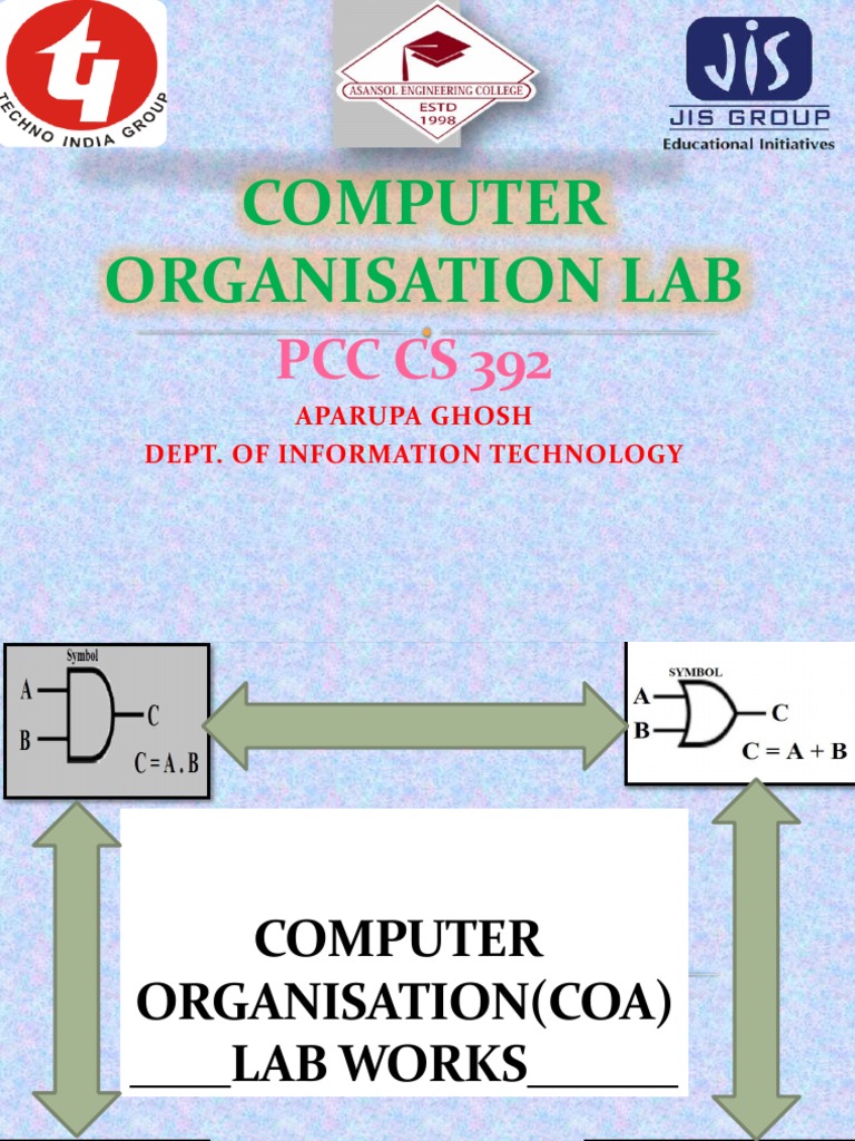 Computer Organisation Lab: PCC Cs 392 | PDF