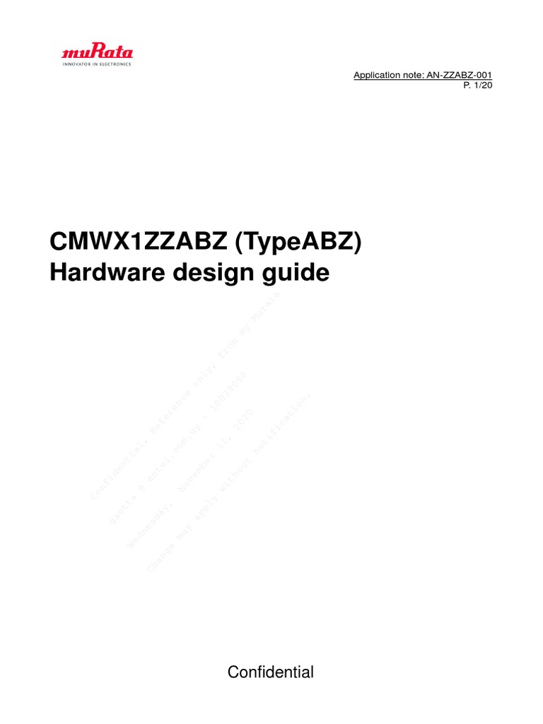 typeABZ Hardware Design Guide Revc | PDF | Booting | Electronic Oscillator