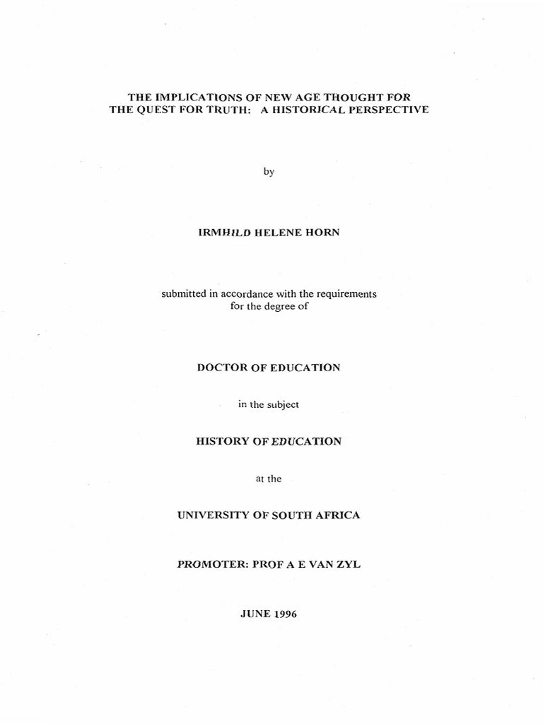 New Age | PDF | New Age | Reality