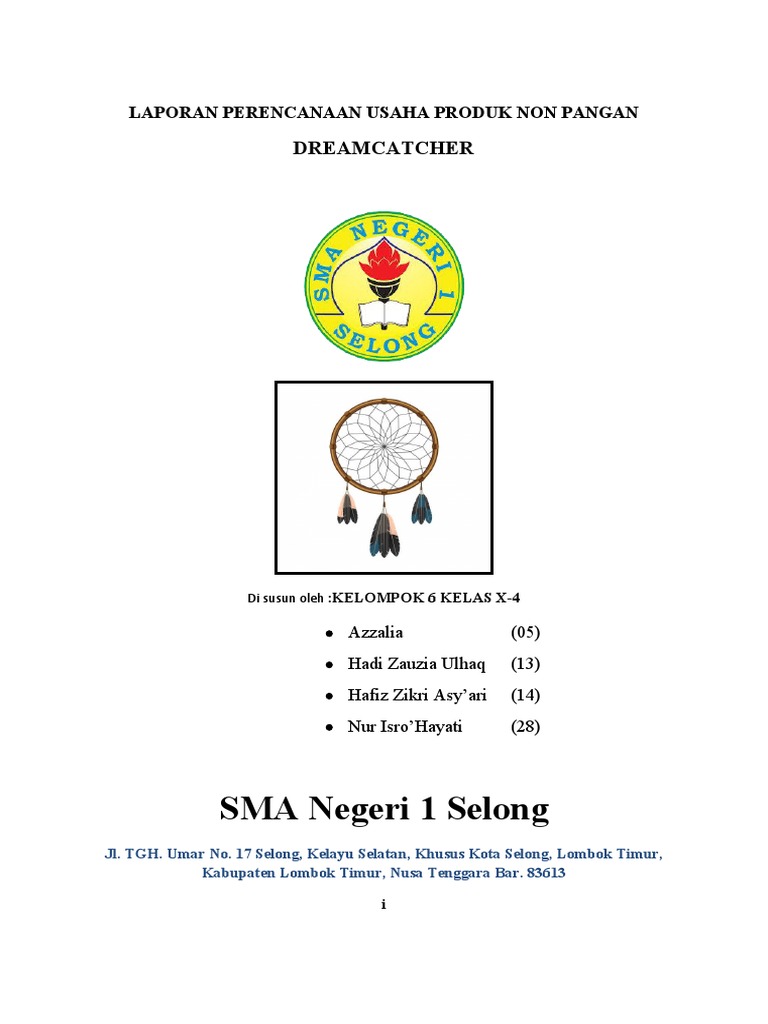 Laporan Perencanaan Usaha Produk Non Pangan | PDF Laporan Perencanaan Usaha Produk Non Pangan | PDF