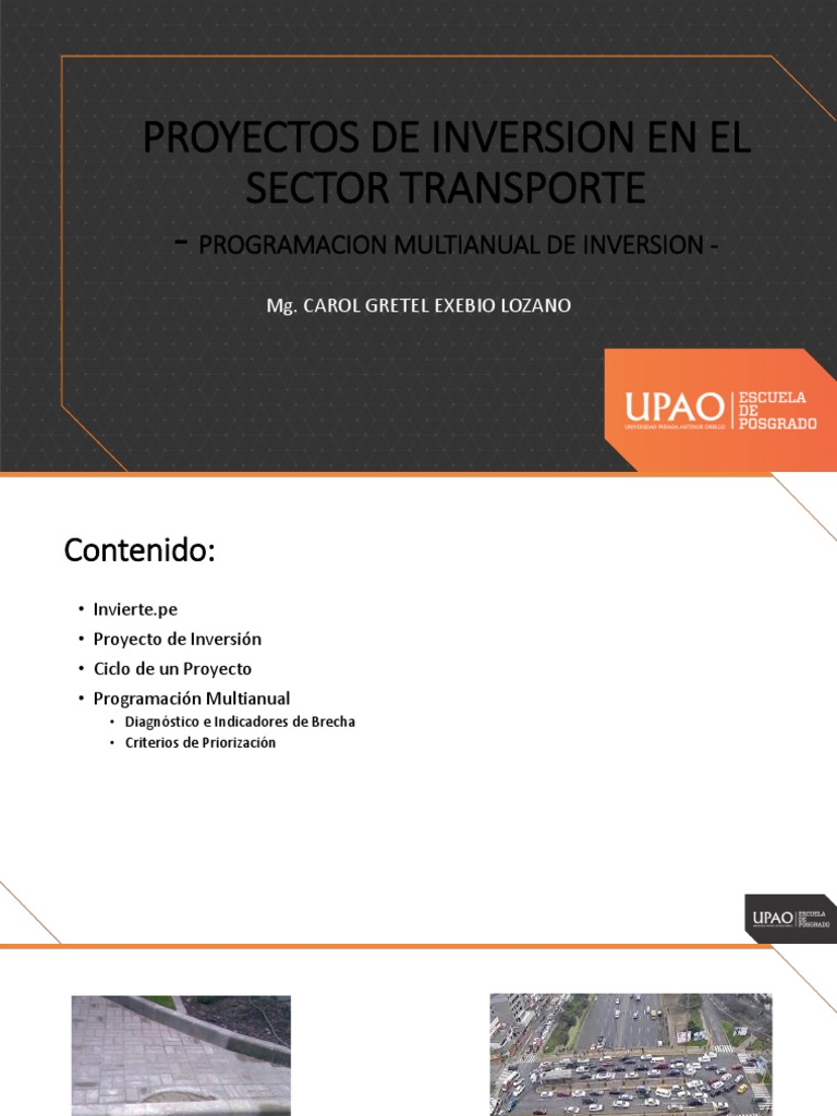 Sem1 Clase 02 Proyectos de Inversión Publica - PMI2022 | PDF | Planificación | Presupuesto