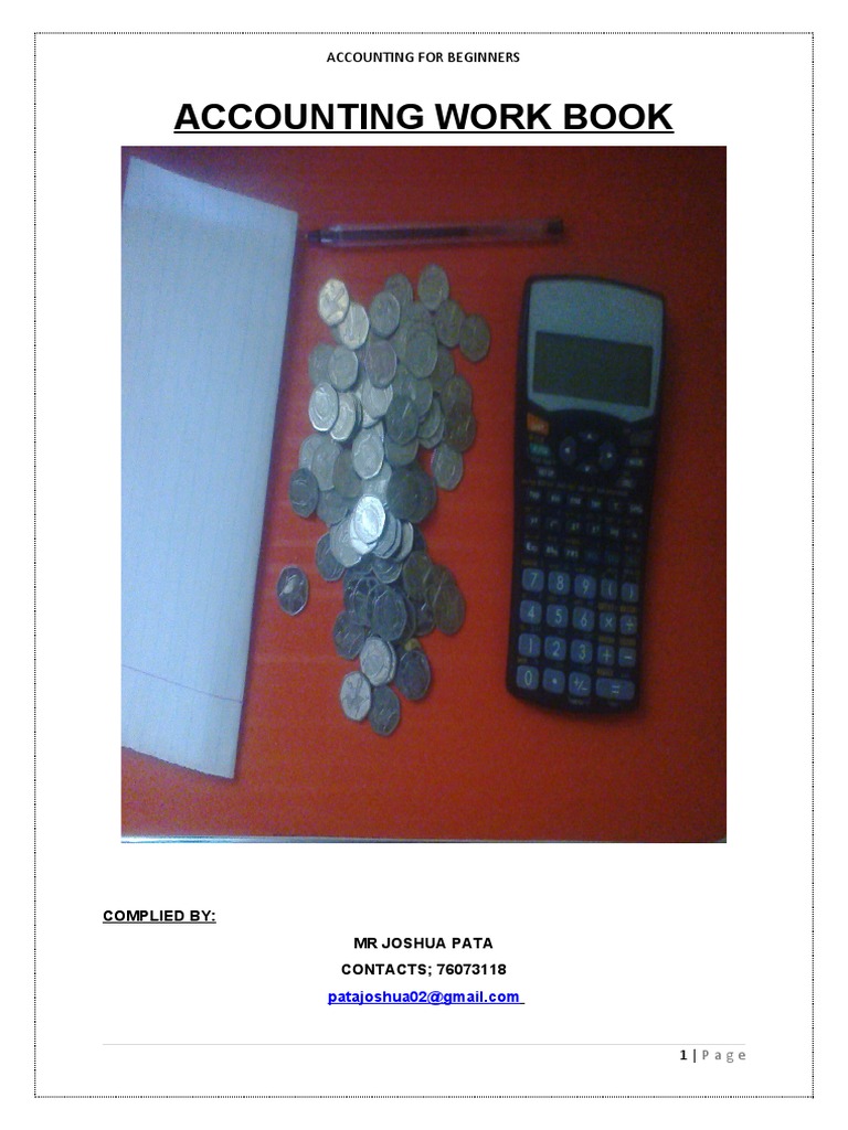 2 Accounting Work Book | PDF | Debits And Credits | Balance Sheet