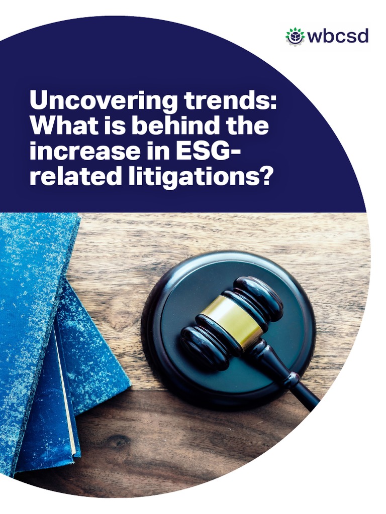 Rising ESG Litigation Trends | PDF | Due Diligence | Legal Liability
