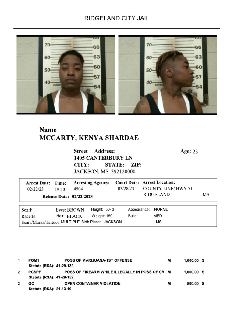 McCarty Arrest | PDF