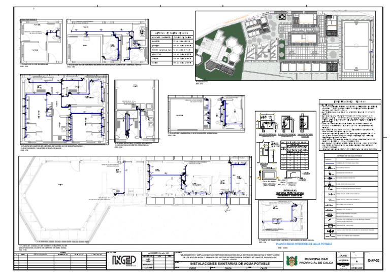 1.plano de Agua Potable-2 | PDF | Ingeniería hidráulica ...