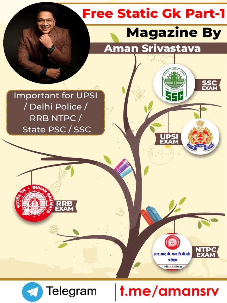 Aman Srivastava's Static GK Magazine | PDF