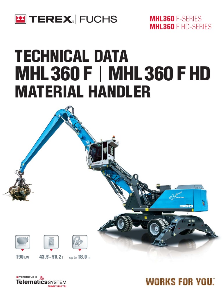 Manipuladores de Materiales Fuchs mhl360 - 221117 - 144833 | PDF ...