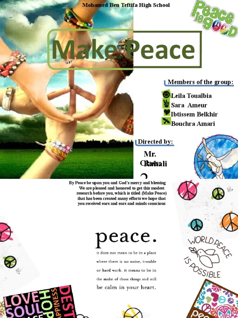 Make Peace 2as | PDF
