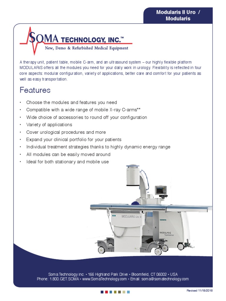 MODULARIS Uro II | PDF