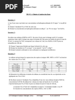 Balance ionique de l'eau en meq/L et °F | PDF | Ion | Éléments chimiques