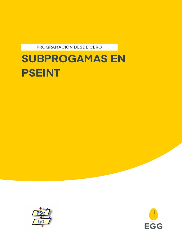 3 - Guía Subprogramas | PDF | División (Matemáticas) | Algoritmos