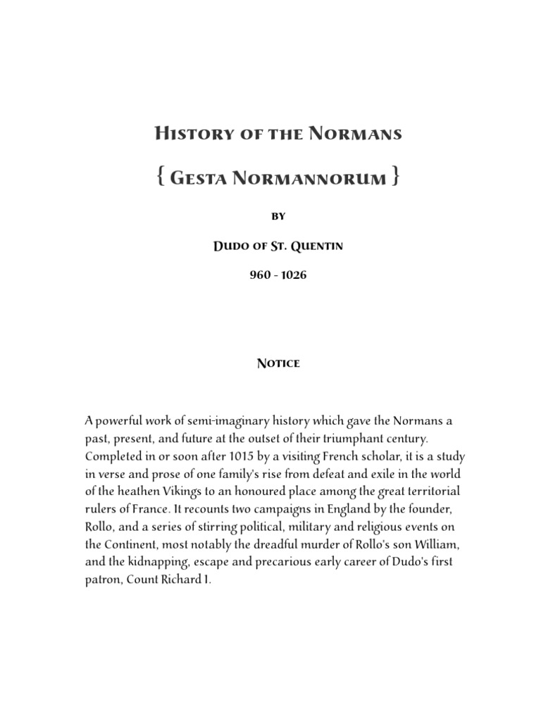 History Of Normans Pdf _ History Of The Normans Full – MFTZTR