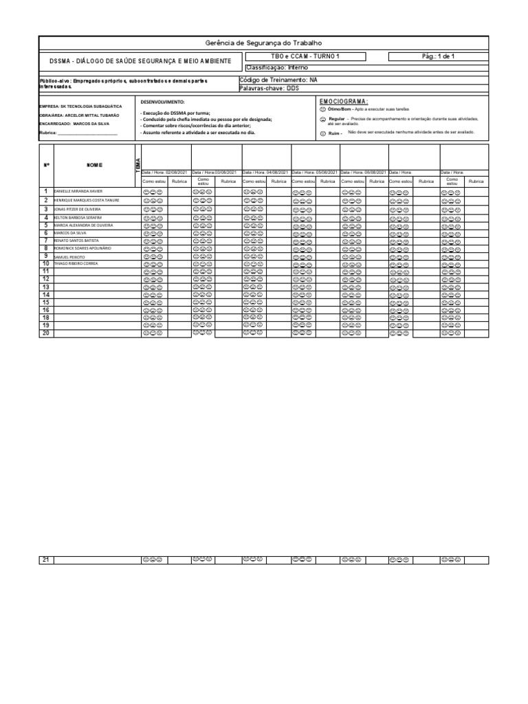 Formulário DDS | PDF
