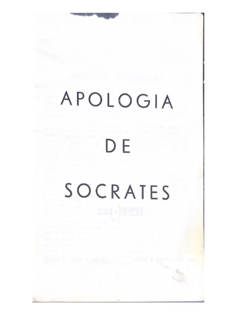 Apologia Socrates | PDF