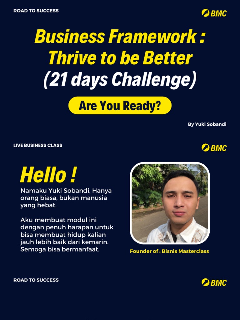 Business Framework BMC | PDF