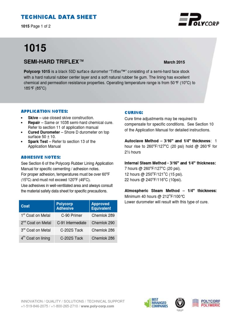 1015 | PDF | Adhesive | Applied And Interdisciplinary Physics