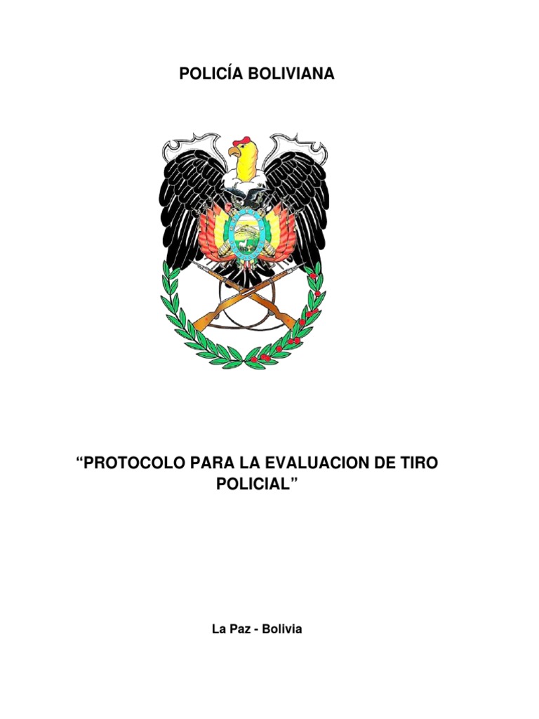 Protocolo de Examen de Tiro Policial-Ex As 2022-Unipol | PDF | Armas de fuego | Revista (armas ...