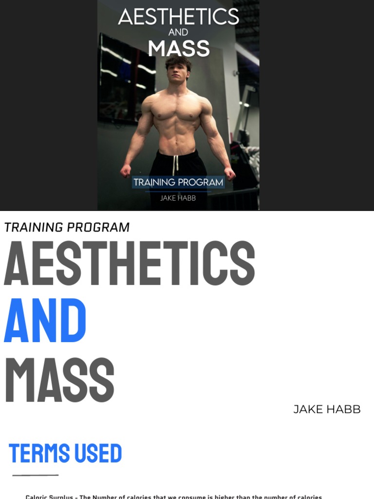 Aesthetics & Mass Training Program Bill Worchenterburg | PDF | Foods ...
