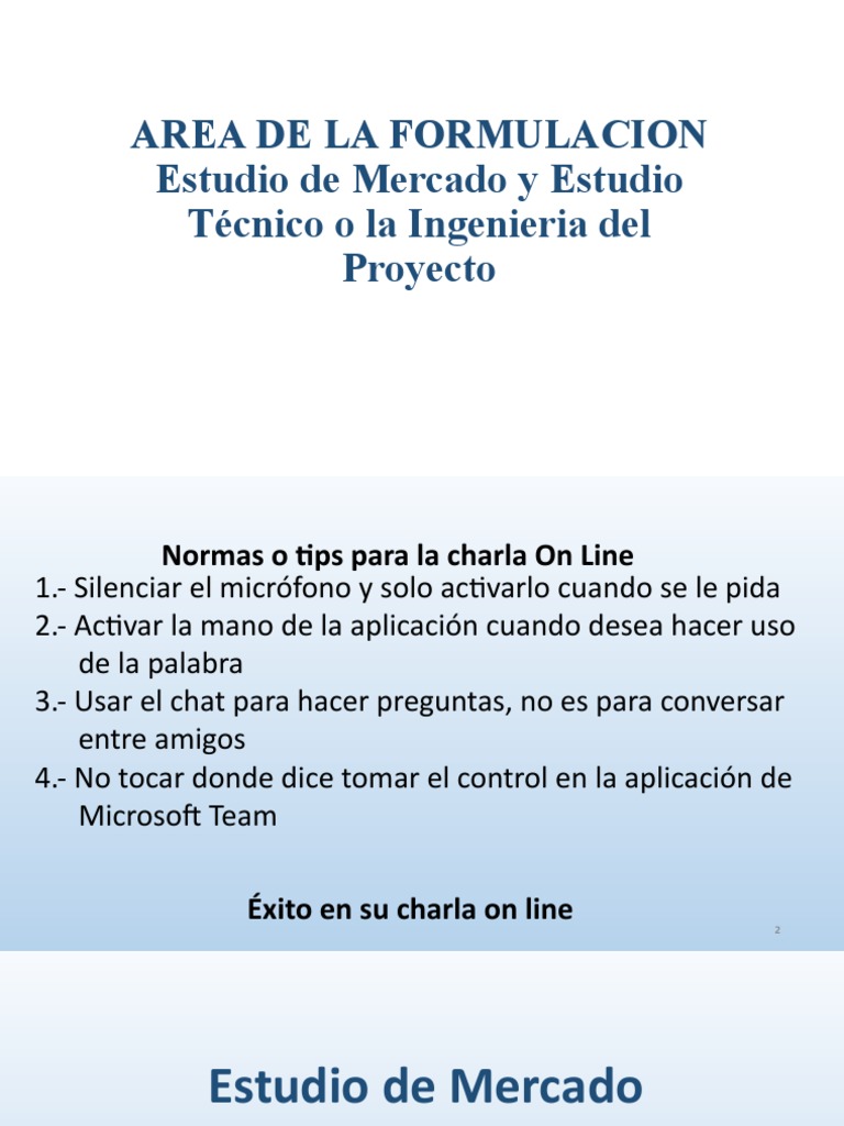 UTP CHFIC Tema Estudio de Mercado y Estudio Tecnico | PDF | Mercado ...
