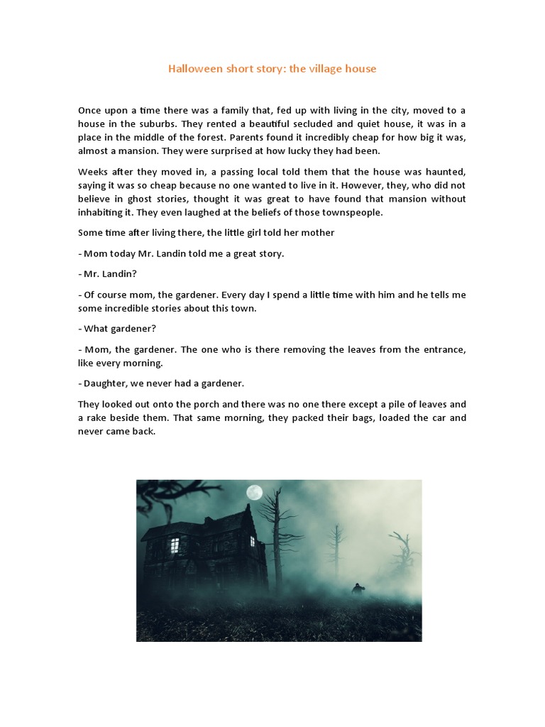 Halloween Short Story | PDF | Halloween