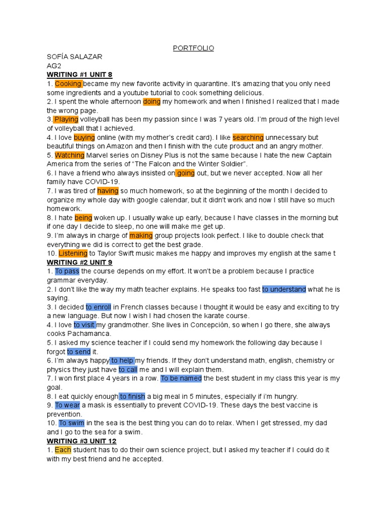 PORTFOLIO-Avanzado 5 ICPNA | PDF