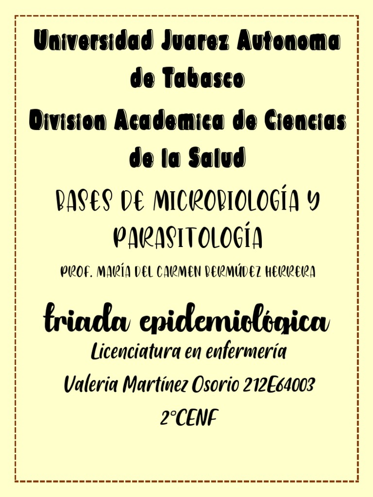 Triada Epidemiologica | PDF | Infección | Virus