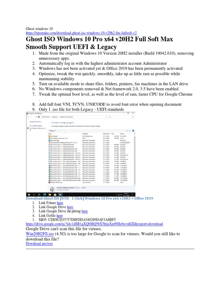 Ghost Windows 10 | PDF | Windows 10 | Microsoft Windows