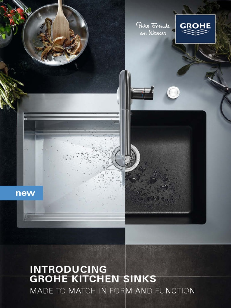 GROHE Sinks-Brochure en CY | PDF | Sink | Countertop
