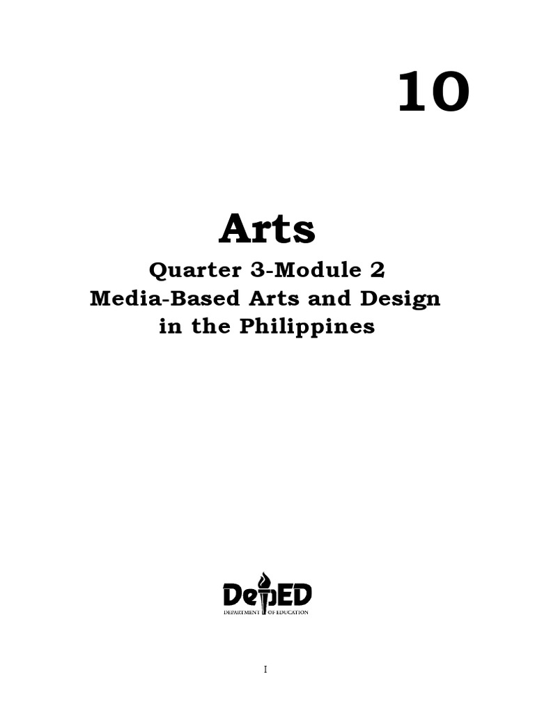 Arts 10 Q3 Module 2-1 | PDF | Cinematography | Camera