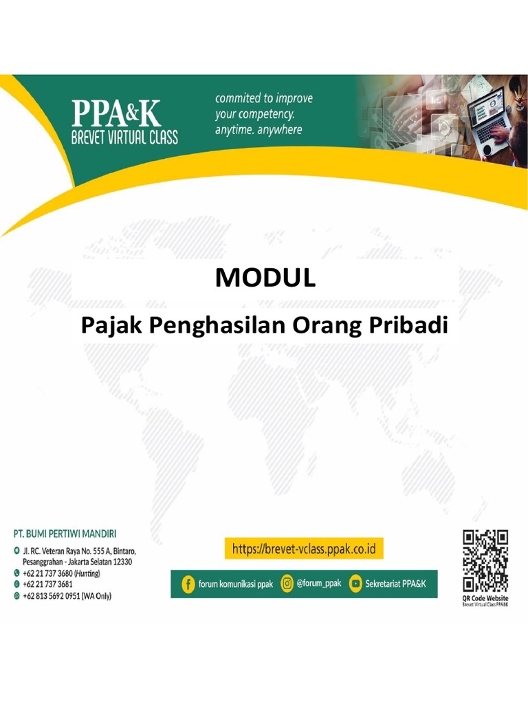 MODUL PPH OP - PPAK (Nov 2022) 2 | PDF | Pengelolaan Keuangan & Uang