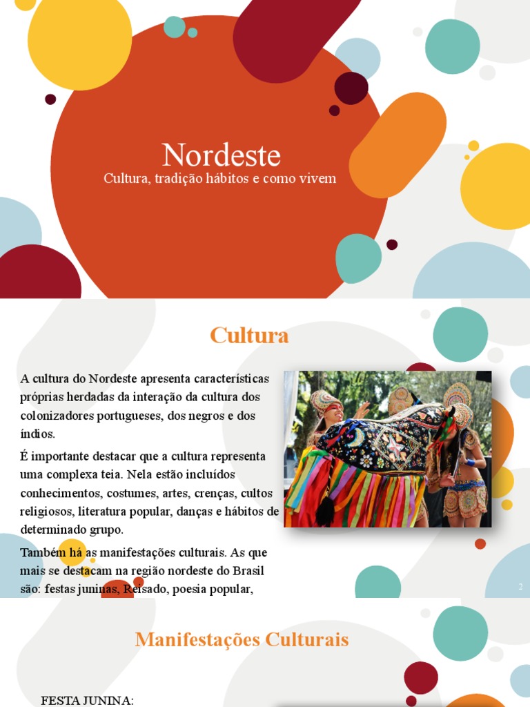 Slides Nordeste | PDF | Tradições