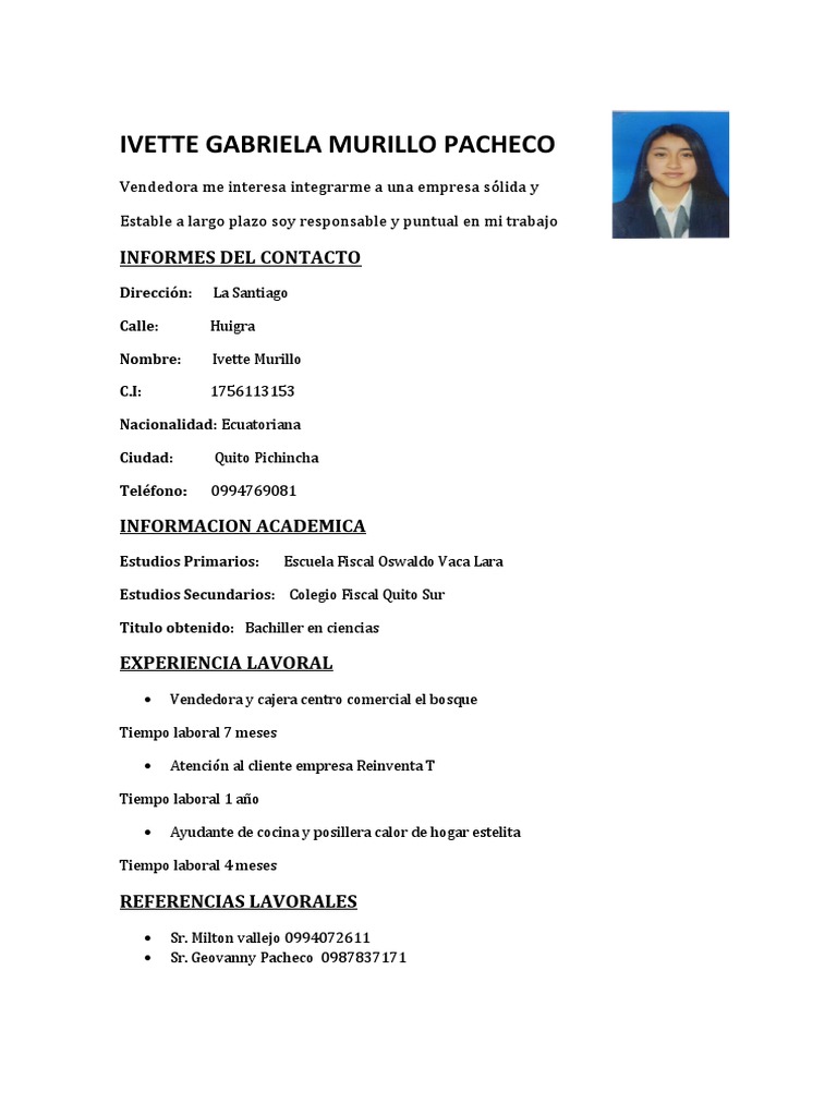 Ivette Gabriela Murillo Pacheco | PDF
