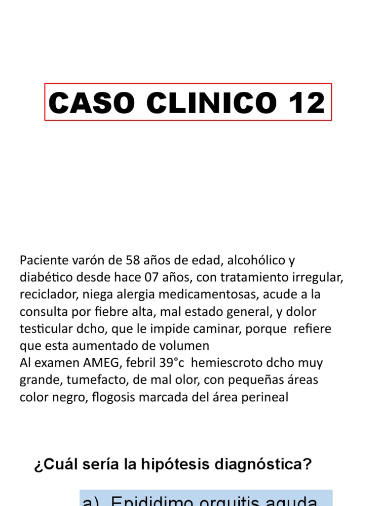 Caso Clinico 12 | PDF Caso Clinico 12 | PDF