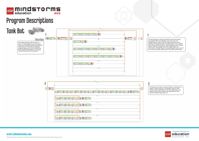 Ev3 Program Description Tankbot | PDF