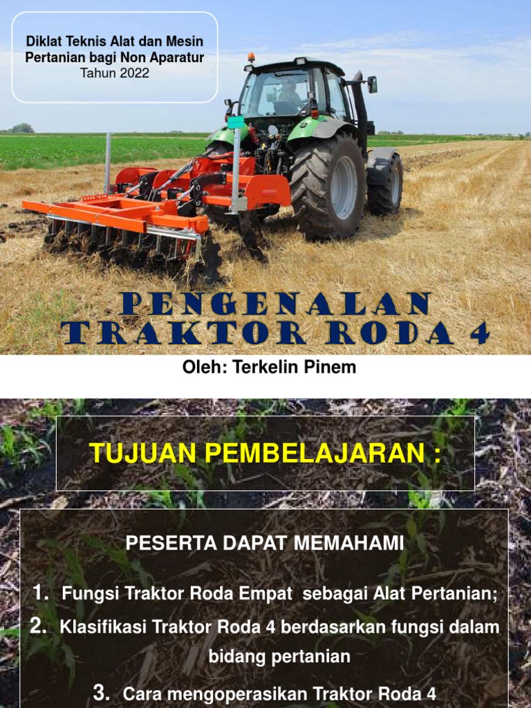 Tayangan Pengenalan Traktor R4 Feb 2022 | PDF