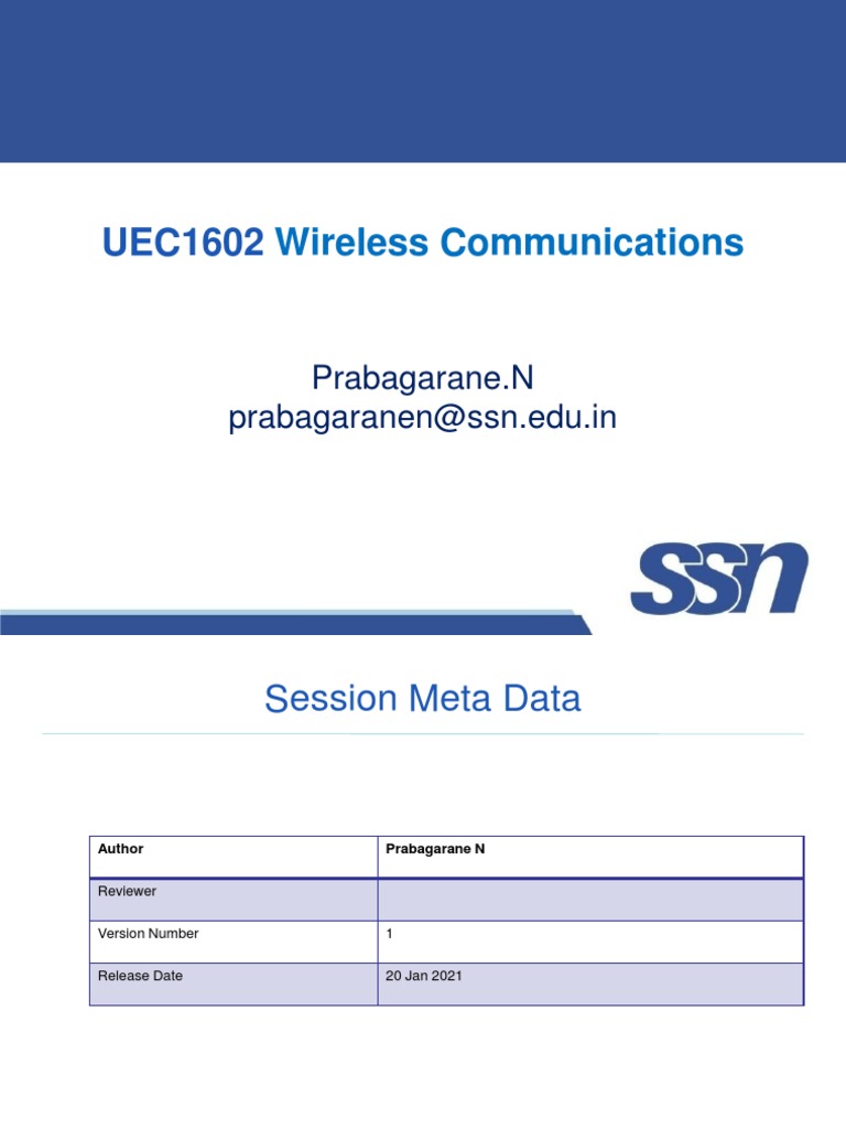 Lecture 1 C Pdf Telecommunications Engineering Information And Communications Technology