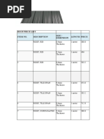 METALPLAS Pricelist With WIDE | PDF | Building Engineering | Building ...
