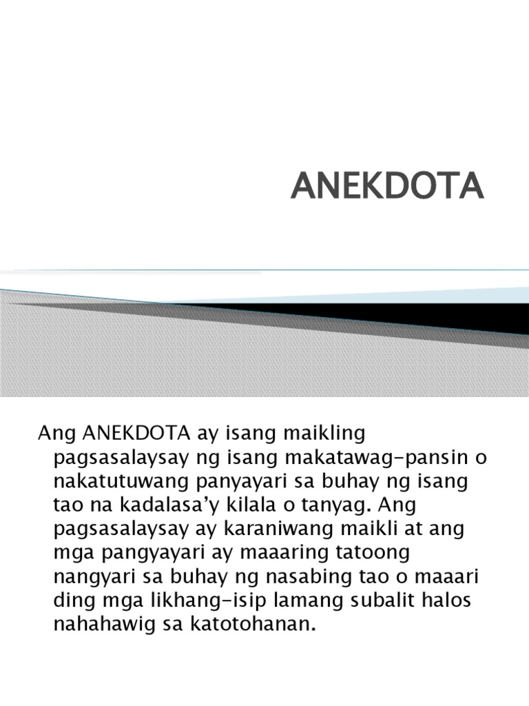 ANEKDOTA | PDF
