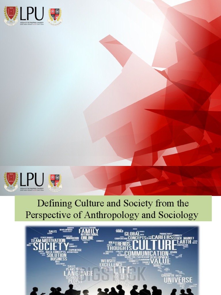 W3-UCSP - Anthro and Socio | PDF | Society | Sociology