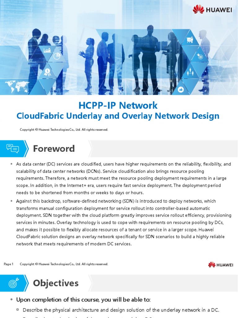 HCPP-08 - CloudFabric Underlay and Overlay Network Design-2022.01 | PDF | Computer Network | Routing