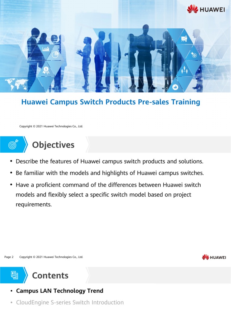 02 Huawei Campus Switch Products Pre-Sales Training - 2021 | PDF ...