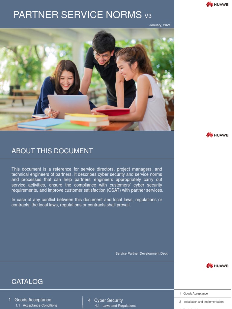 Partner Service Norms v3 | PDF | Computer Security | Security