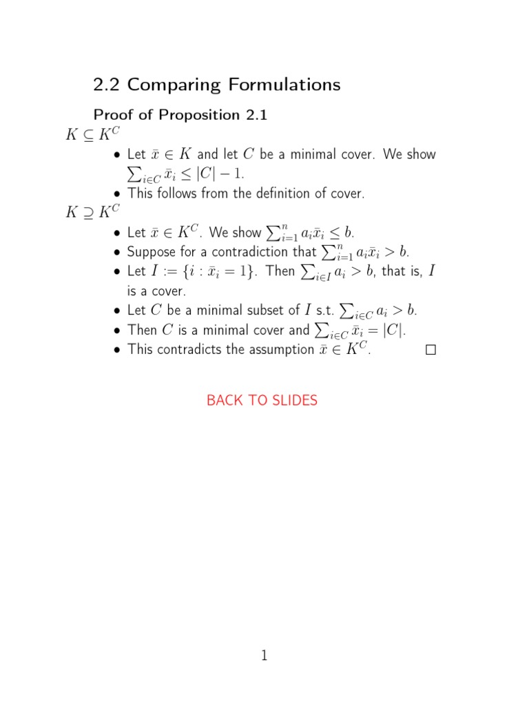 Integer Programming Models Proofs Pdf Theoretical Computer Science Linear Algebra