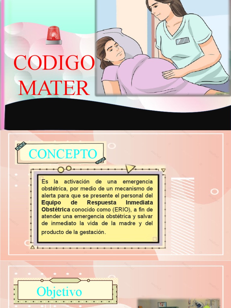 Codigo Mater Pdf Periodo Posparto Anestesia