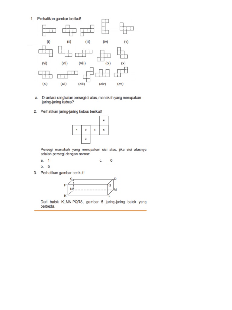 Jaring-Jaring Kubus Dan Balok | PDF