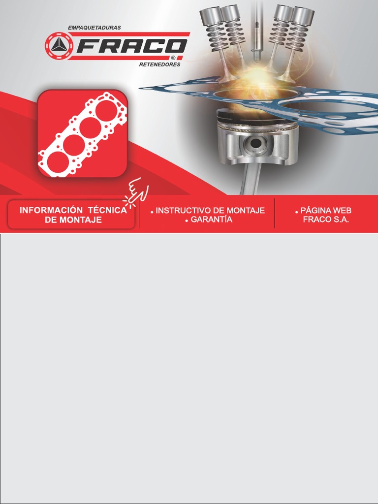 FS0240060empaques Fraco para Willis | PDF | Motores | Ingeniería mecánica