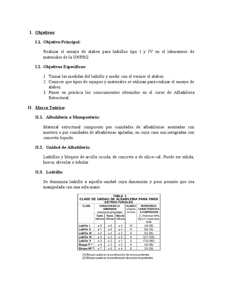 ALABEO | PDF | Ladrillo | Materiales